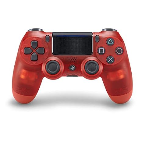 DualShock 4 Wireless Controller for PlayStation 4 - Red Crystal: Amazon ...