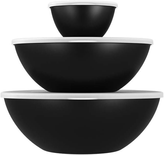 Coza Stackable and Unbreakable Serving Bowl for Mixing, Serving, Salad ...