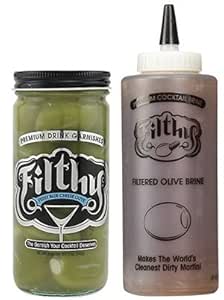 Amazon.com : Filthy Blue Cheese Stuffed Olives and Filthy Olive Brine ...