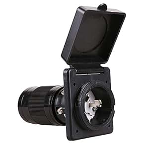 Amazon.com: 30A/50A Power Inlet Receptacle RV Power Twist Lock Inlet ...