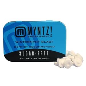 Amazon.com : Strong Sugar Free Breath Mints | Myntz Breathmints ...
