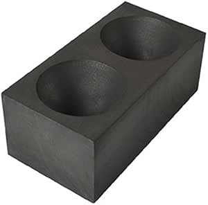 Amazon.com: Double Cavity Graphite Gold Conical Cone Mold 2" x 1-1/2 ...