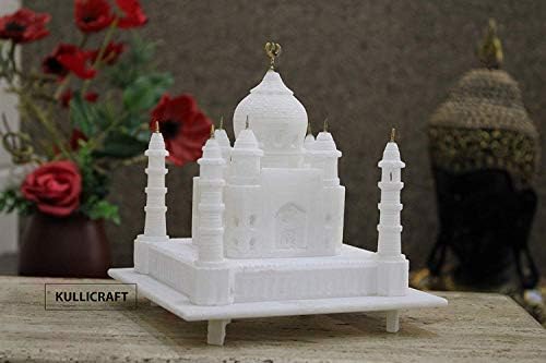 Carry Me Indian White Marble Handmade Agra Taj Mahal Replica Model ...
