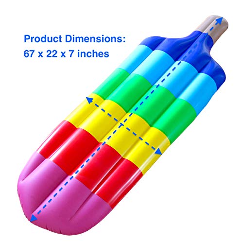 Kurala Giant Inflatable Popsicle Pool Float Floatie Kids Adults ...