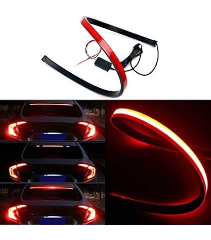 Brake Light Strip LED Third Bar, 5 Function Sequential Turn Signal Rear ...