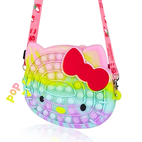 Pops Purse Crossbody Bags for Kids Teen Girls, Pop Poopers It Shoulder ...