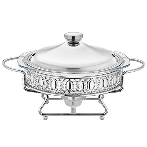 WCCCW Chef Chafing Dish Buffet Set, Stainless Steel Chafer and Buffet ...
