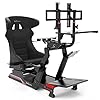 Extreme Sim Racing Wheel Stand Advanced Cockpit P1 Black Edition Racing ...