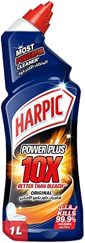 Harpic Original Power Plus 10X Most Powerful Toilet Cleaner, 1L price in Egypt | Amazon Egypt ...