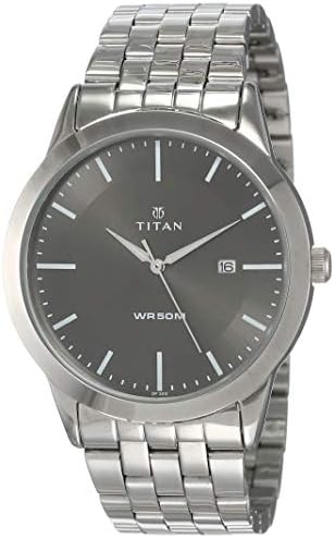Titan 1584Sm04 Dress Watch For Men- Silver price in Egypt | Amazon ...