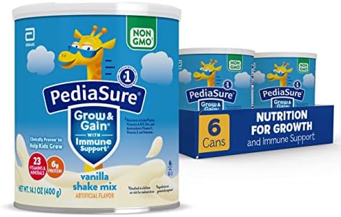 PediaSure Grow & Gain Non-GMO & Gluten-Free Shake Mix Powder ...