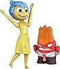 Mattel Disney and Pixar Inside Out Anger & Joy Action Figures, Posable ...