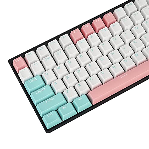 WHYSP PBT 166 Keys Keycaps, Double Shot OEM Profile Key Cap Set for ...