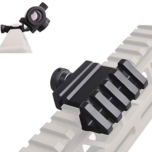 Picatinny Offset Rail Mounts Aluminum 45 Degree Adapter Combination for ...