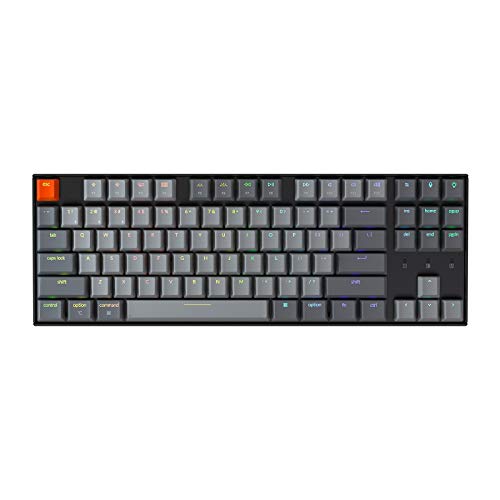 Keychron K8 Hot-swappable Wireless Bluetooth 5.1/Wired USB Mechanical ...