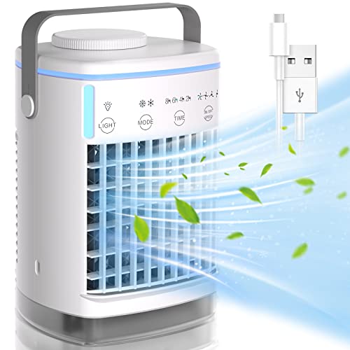 Portable Air Conditioners, Personal Evaporative Air Cooler with 4 Wind ...