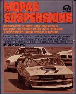 Mopar Suspensions; Complete Guide For Building Mopar Suspensions For ...