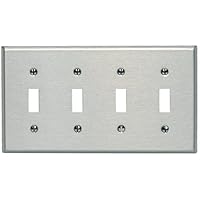 Leviton 84012-40 SS WP 4G TGL STD SIZE NM - Switch Plates - Amazon.com