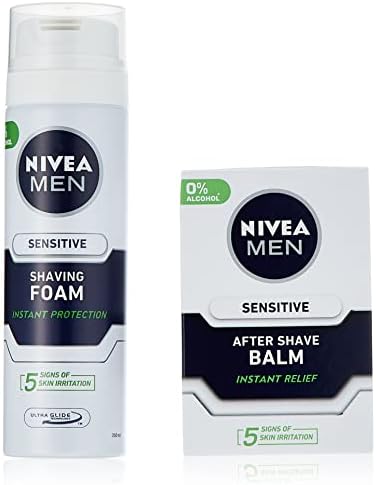 NIVEA MEN Sensitive Chamomile & Hamamelis bundle: Clean Shave Shaving ...