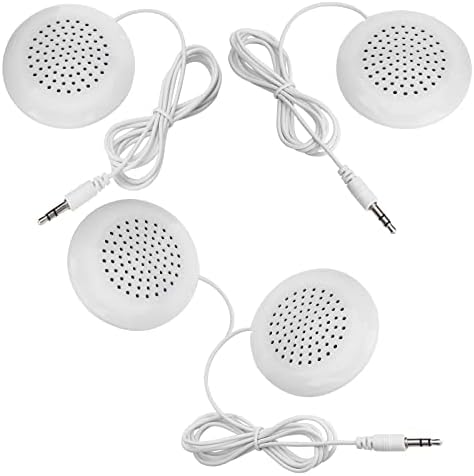 [2+1pack] Mini Stereo Speaker,Pillow Speakers, Portable Plug in Speaker ...