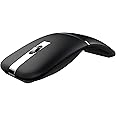 Amazon.com: Foldable Arc Wireless Mouse with USB Receiver, Bluetooth 2.4GHz Dual-Mode ...