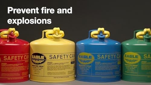 Galvanized Funnel 1 Gallon EAGLE 5 Gallon Steel Safety Can For Diesel,