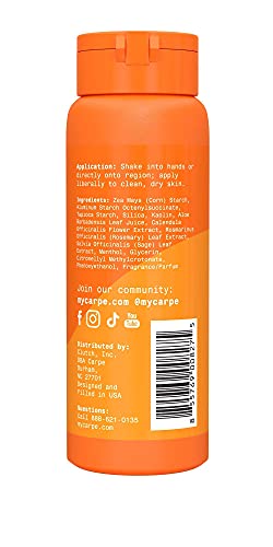 Carpe Sweat Absorbing Groin Powder (For Men) - Designed for Maximum ...