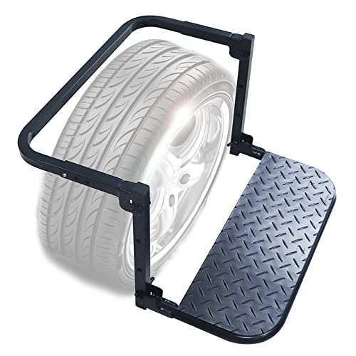 AMOMD Heavy Duty Tire Step Foldable Portable Universal TireStep ...