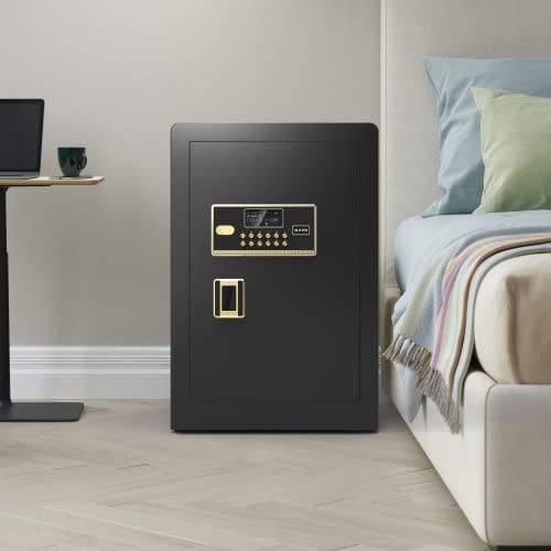 Fulocseny Safe Box Fireproof and Waterproof Safes with Digital Screen 2 ...