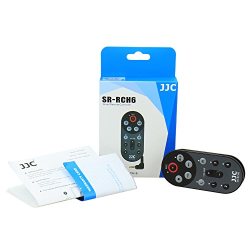 JJC H6 Cable Wired Remote Control Commander for Zoom H6 & H6 All Black ...