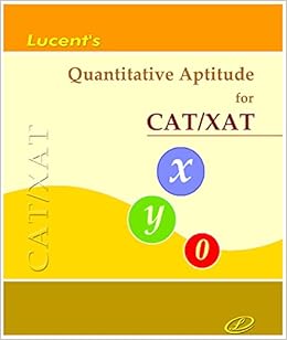 Buy Quantitative Aptitude- CAT/XAT Book Online at Low Prices in India ...