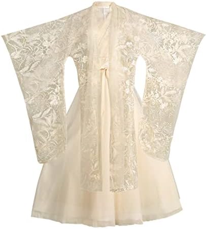 Chinese White Hanfu Costume Cosplay Outfit with Wide Sleeve,Chinese ...