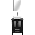 Amazon.com: eclife 24" Modern Bathroom Vanity Sink Combo Units Cabinet and Sink Stand Pedestal ...