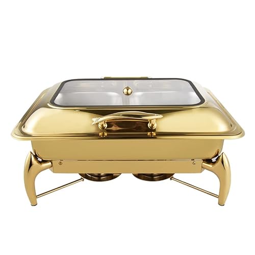 HONHPD 10L Stainless Steel Thickened Buffet Stove, Commercial Hotel ...