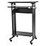 Amazon.com: 32" Mobile Ergonomic Stand up Desk Computer Workstation ...