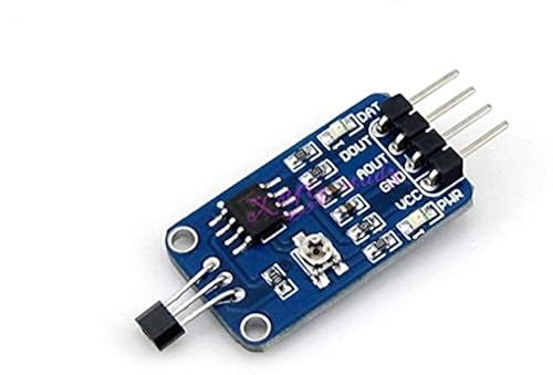 49E Hall Sensor LM393 Linear Hall Effect Sensitivity Detection Module ...