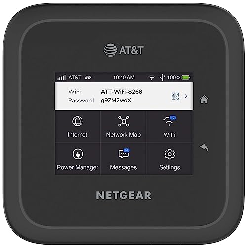 NETGEAR Nighthawk M6 Pro Mobile Hotspot 5G mmWave, 8Gbps, Unlocked, AT ...