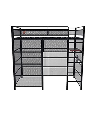 X Rocker Battle Den Gaming Bunk Bed, Black in Dubai - UAE | Whizz