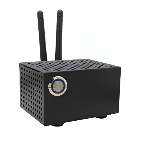 Geekworm N100 Metal Case/Enclosure with Power & Reset Control Switch ...