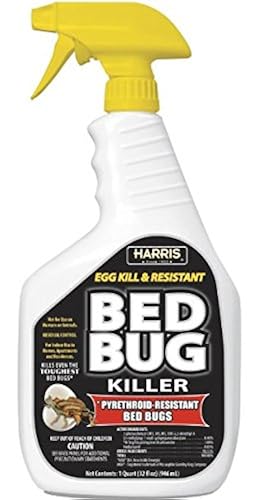 HARRIS White Label Bed Bug Killer, Liquid Spray with Odorless and Non ...