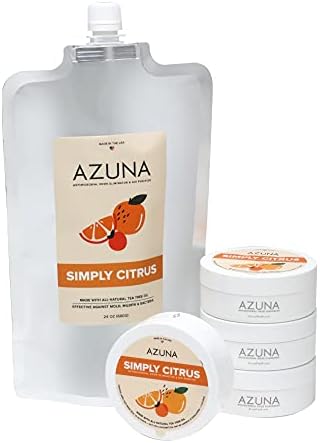 Azuna All-Natural Air Purifier Gel Whole-Home Kit, Plant-Based Air ...