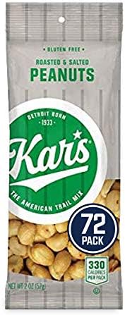 Kar's Nuts Roasted N' Salted Peanuts Snacks - Gluten Free, Bulk Pack of ...