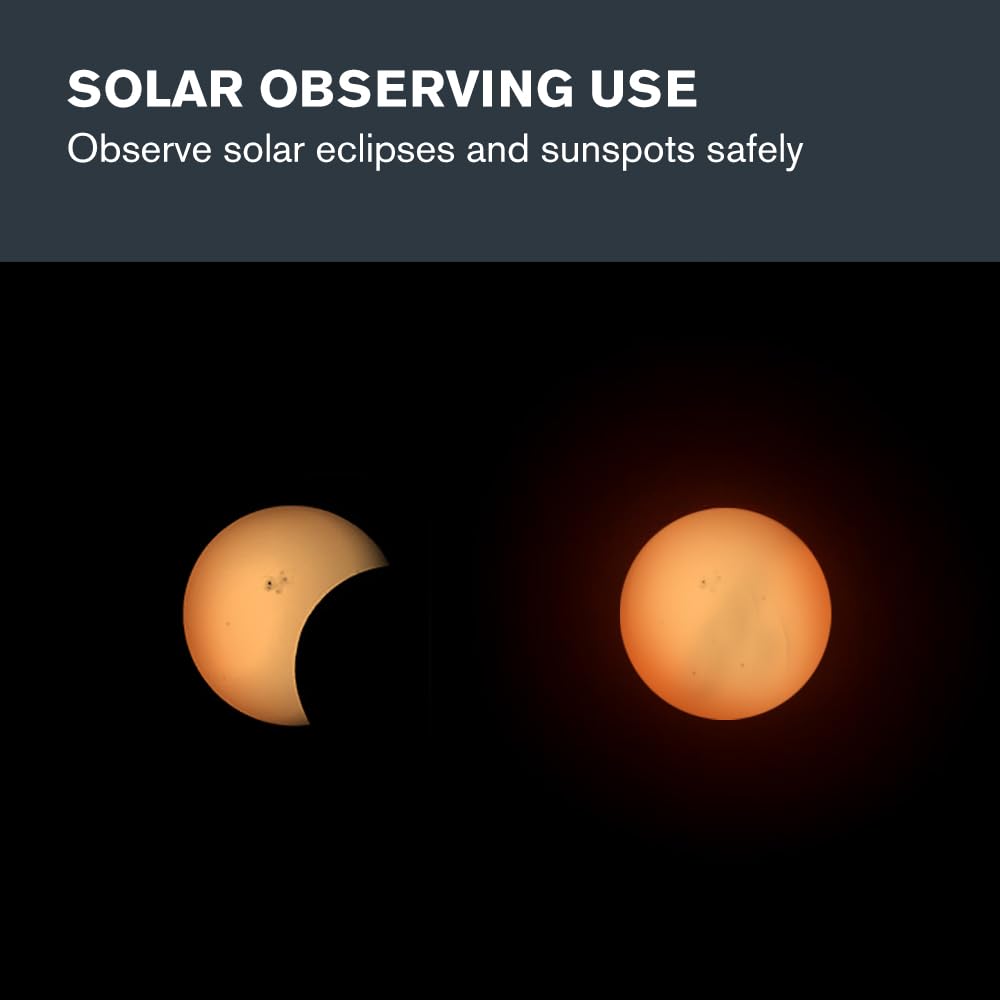 Celestron – EclipSmart Solar Shades Observing Kit – Meets ISO 12312-2: ...