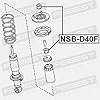 Front Shock Absorber Bushing Febest NSB-D40F Oem 56217-EB70A in Oman ...