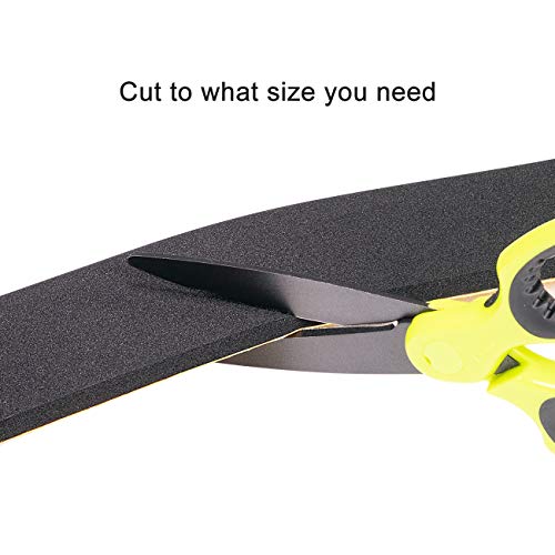 yotache Neoprene Weather Stripping 2" W X 1/8" T, Self Adhesive Foam Rubber Seal Strip Tape, 16 ...