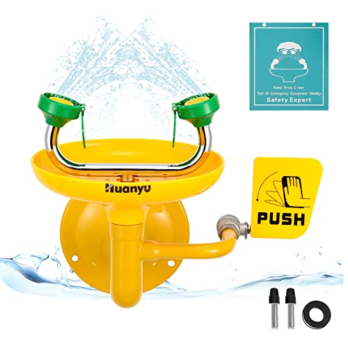 Huanyu Emergency Eye Wash Station Wall Mounted Eyewash Station Safety ...