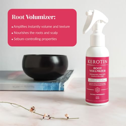 Kerotin Root Volumizer Spray. Hair Thickener and Anti-Thinning Root ...