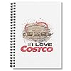 Wide Ruled Spiral Notebook I Notebooks Love Journaling Costco ...