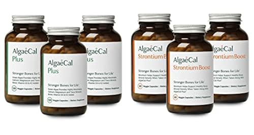 ALGAECAL - Calcium Supplement with Strontium, Vitamin K2 MK7 (100mg ...