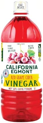 Organic Red Grape Vinegar (Organic Keto Seder Healthy Detox)* Supports ...